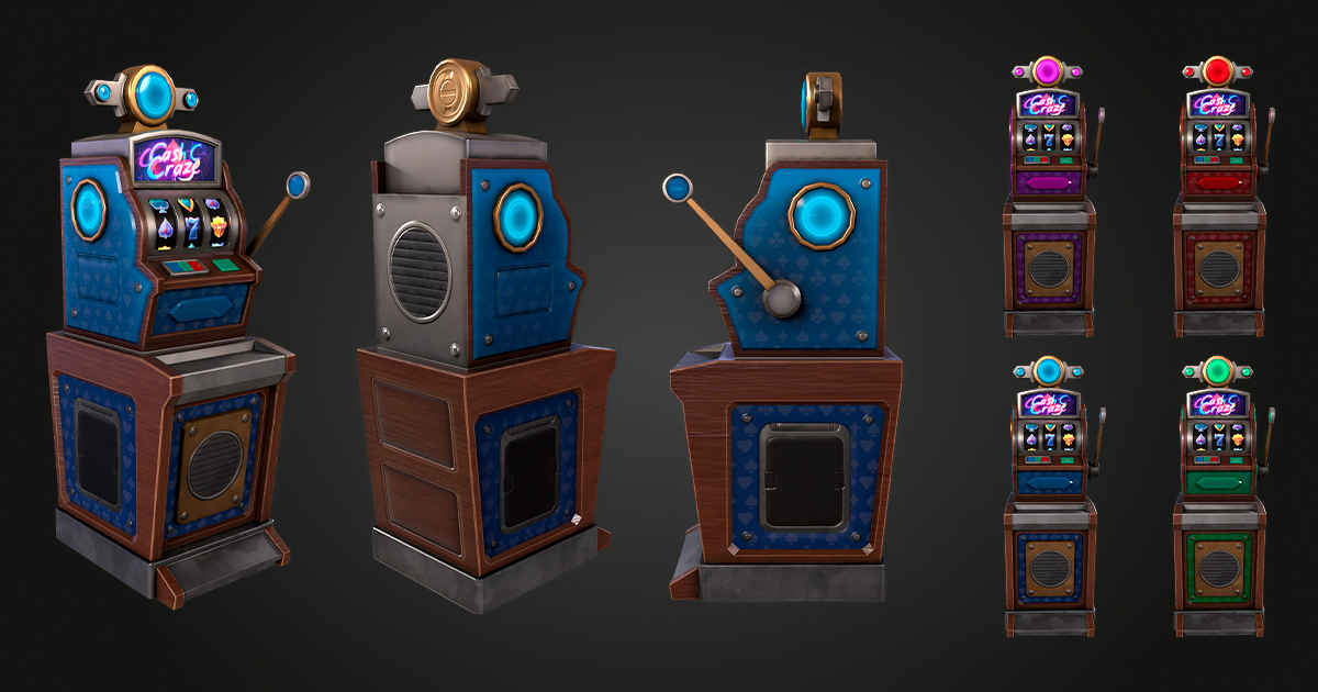Slot Machine Vol. 2 | 3D Props | Unity Asset Store