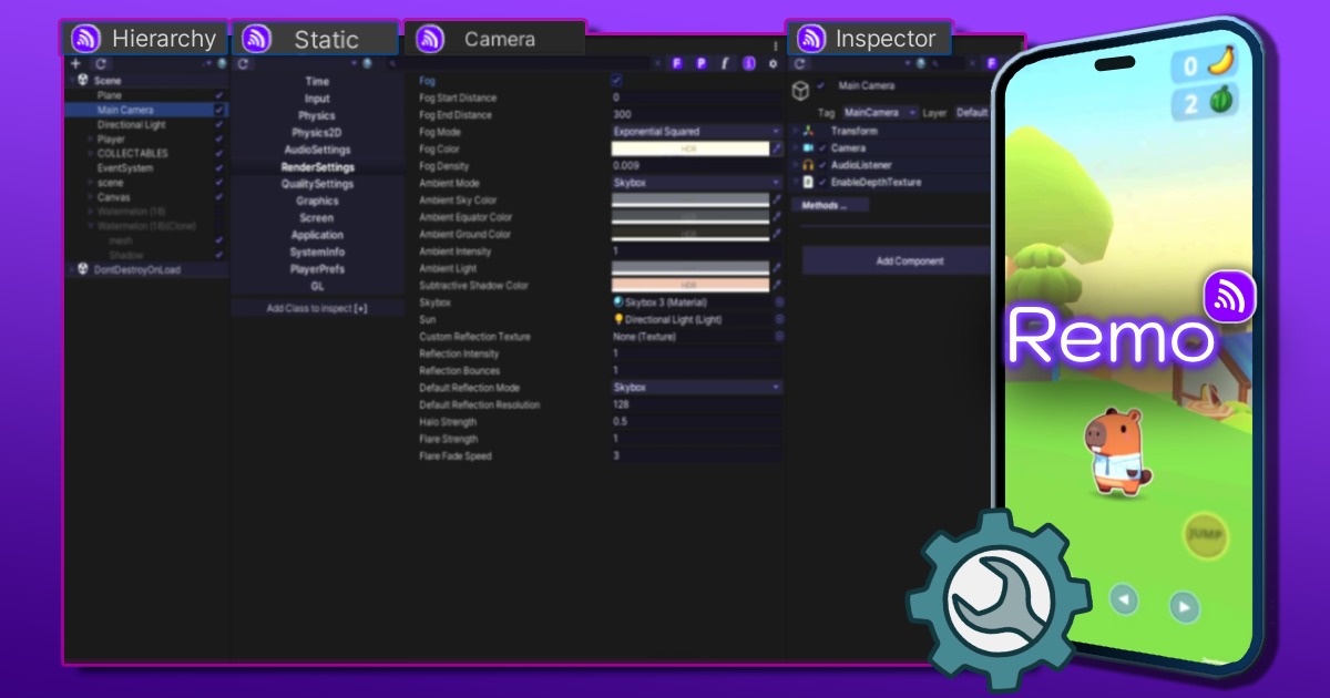 Remo - Remote Runtime Editor [DEMO] | Utilities Tools | Unity Asset Store