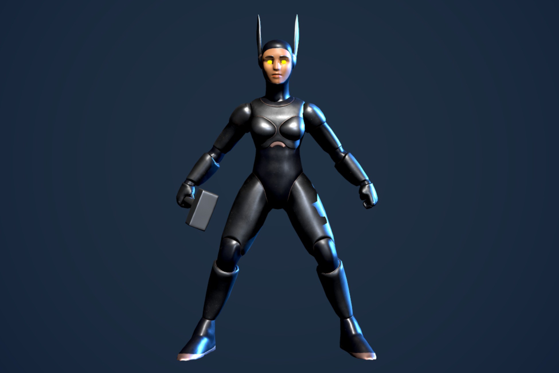 Iron Cybergirl | Characters | Unity Asset Store