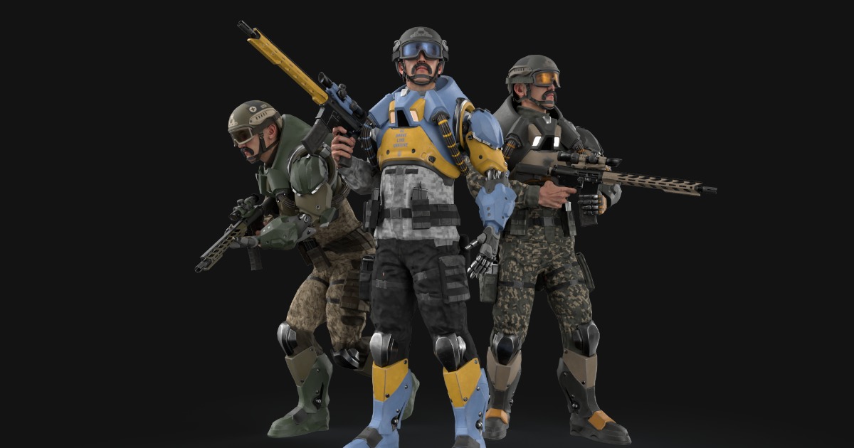 Freedom_Soldier | 3D Characters | Unity Asset Store