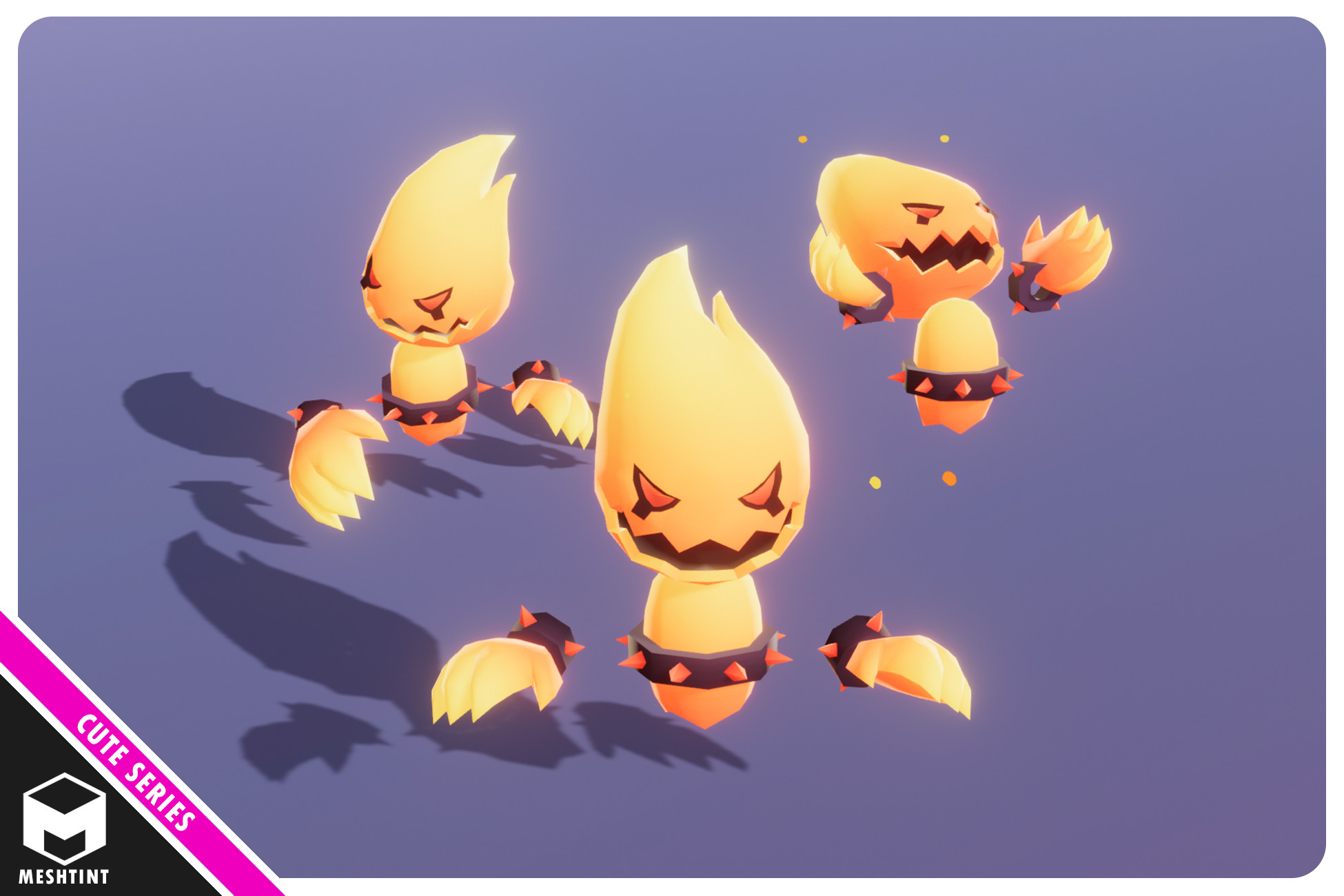 Flame Cute Series | 3D Creatures | Unity Asset Store