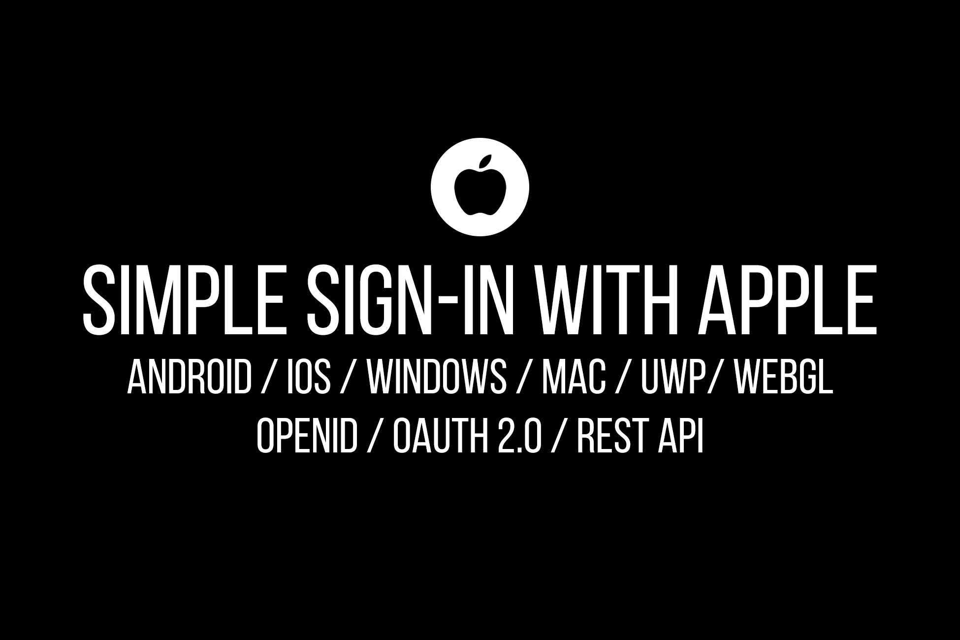 Simple Sign-In with Apple | Integration | Unity Asset Store
