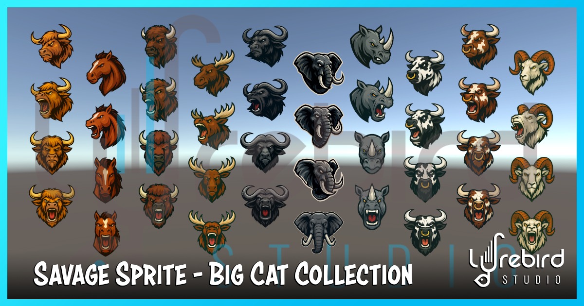 Savage Sprite - Megafauna Collection | 2D Icons | Unity Asset Store