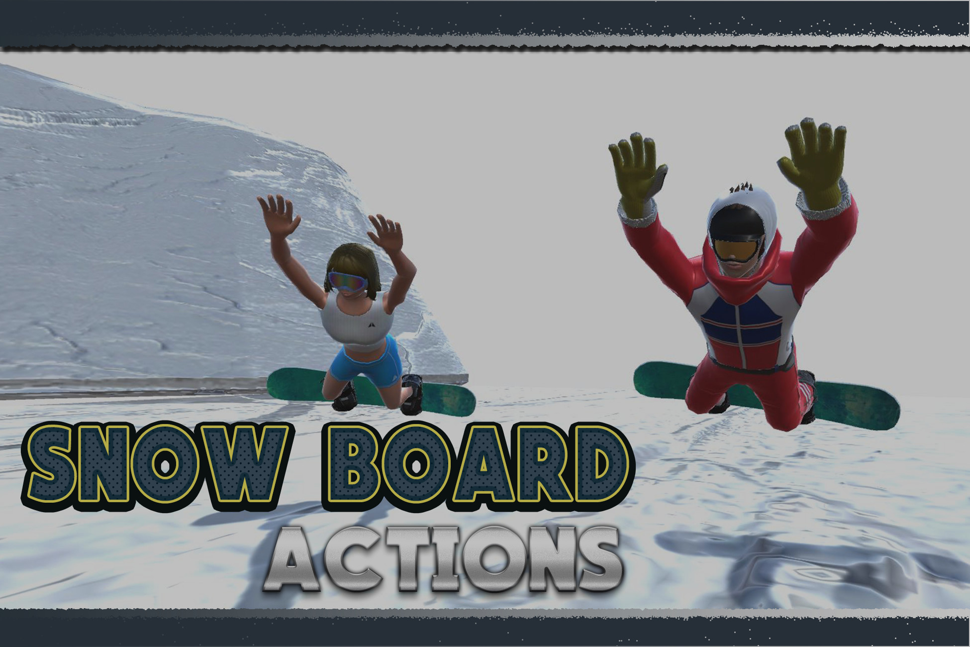 Snow Board Actions | 3D Animations | Unity Asset Store
