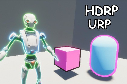 Easy Outline Shader (URP & HDRP) | Unity AssetStore Price down information