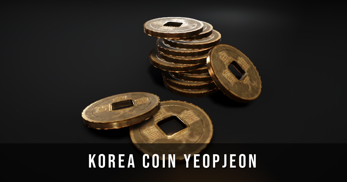 Korea Coin Yeopjeon | 3D Props | Unity Asset Store