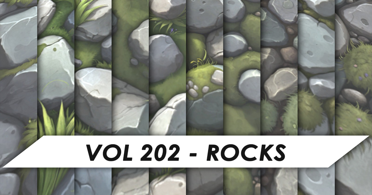 Stylized Textures - Vol 202 - Rocks | 2D Textures & Materials | Unity ...