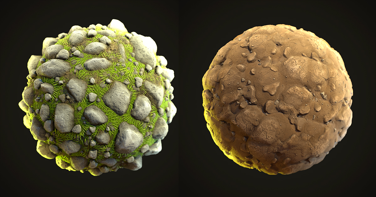 Stylized Terrain VOL 1 PBR Textures | 2D Textures & Materials | Unity ...