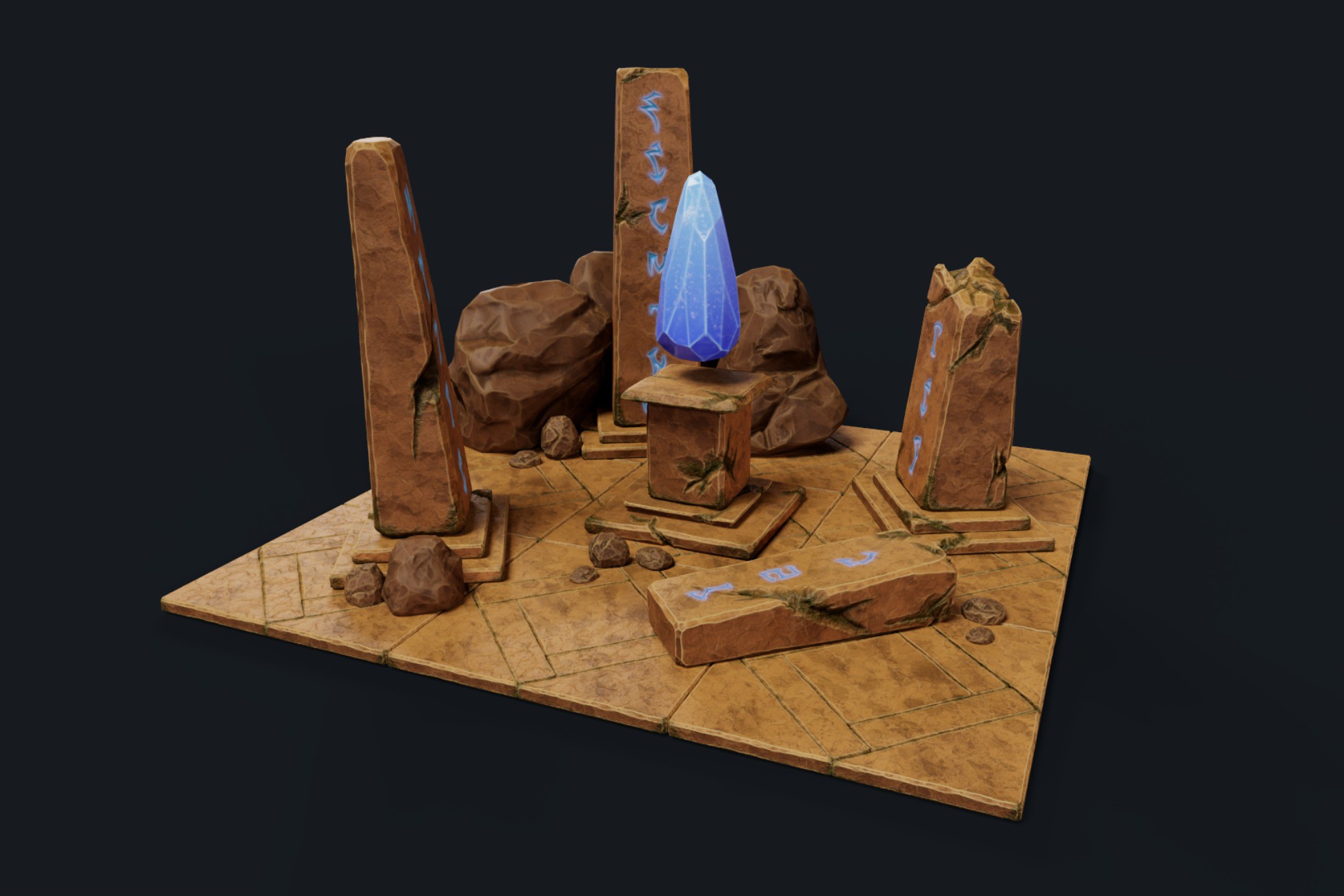 Modular Magic Rock 3 | 3D Environments | Unity Asset Store