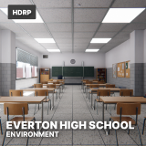 Everton High School - Modular Urban School Environment HDRP