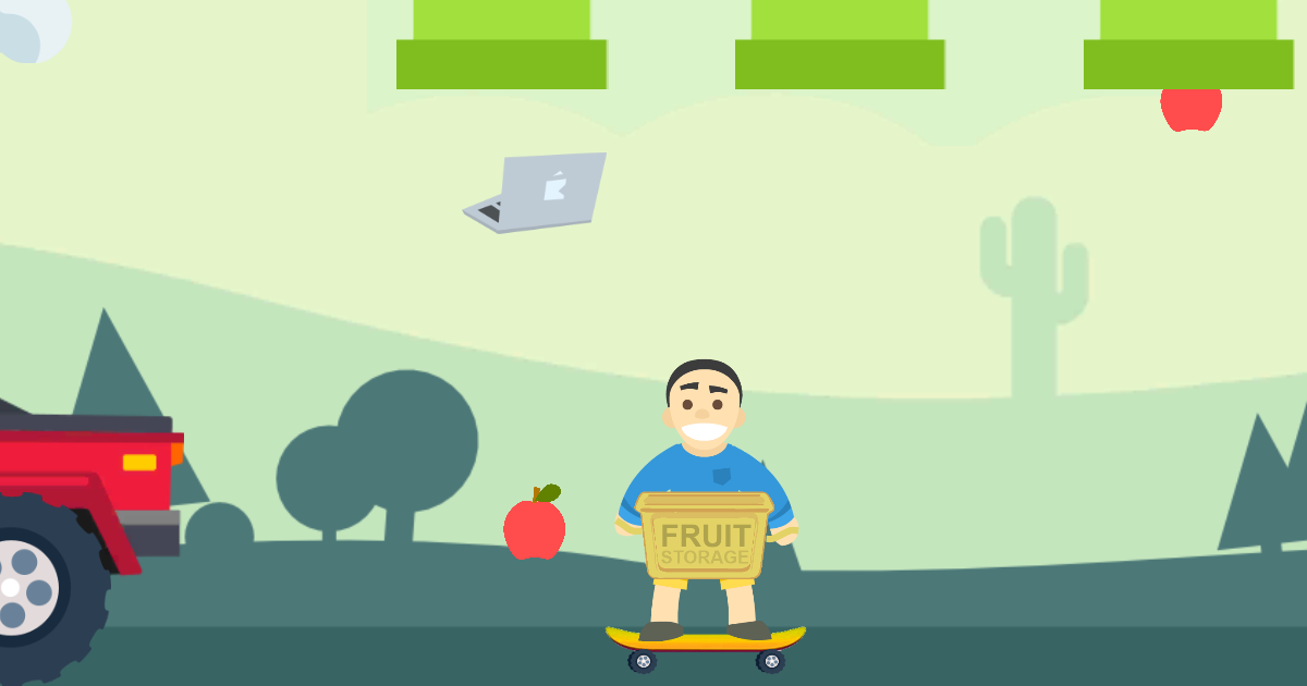 Fruit Drop 2D - Endless Falling Fruit Catcher & Runner Pickup Game ...