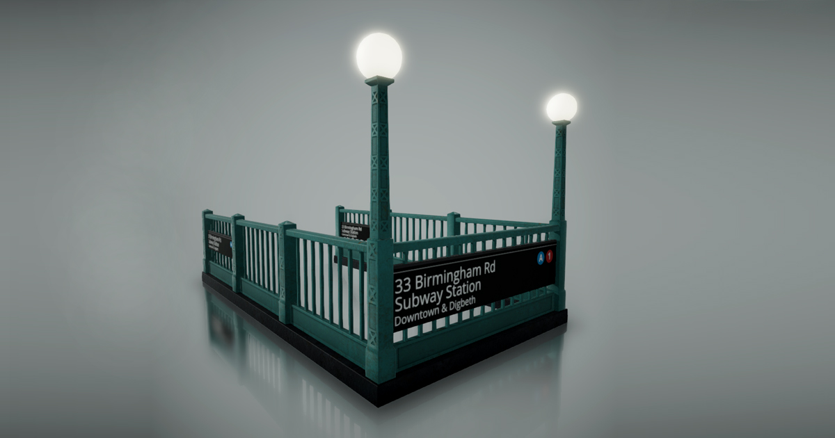 Subway Entrance Pack | 3D Props | Unity Asset Store