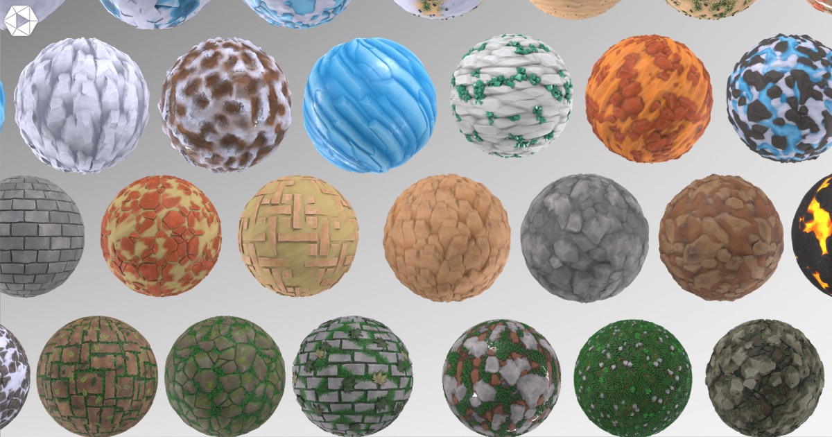 PNTD Stylized Materials and Substances Mega Pack | 2D Textures ...
