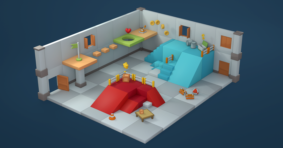 Lowpoly Prototype Kit | 3D Environments | Unity Asset Store