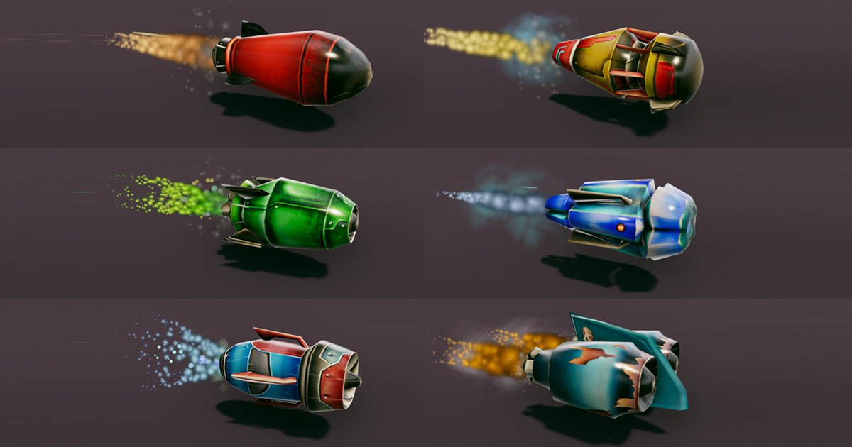 Super Jetpack Rocket Pack with Flying Particles | 3D Props | Unity ...