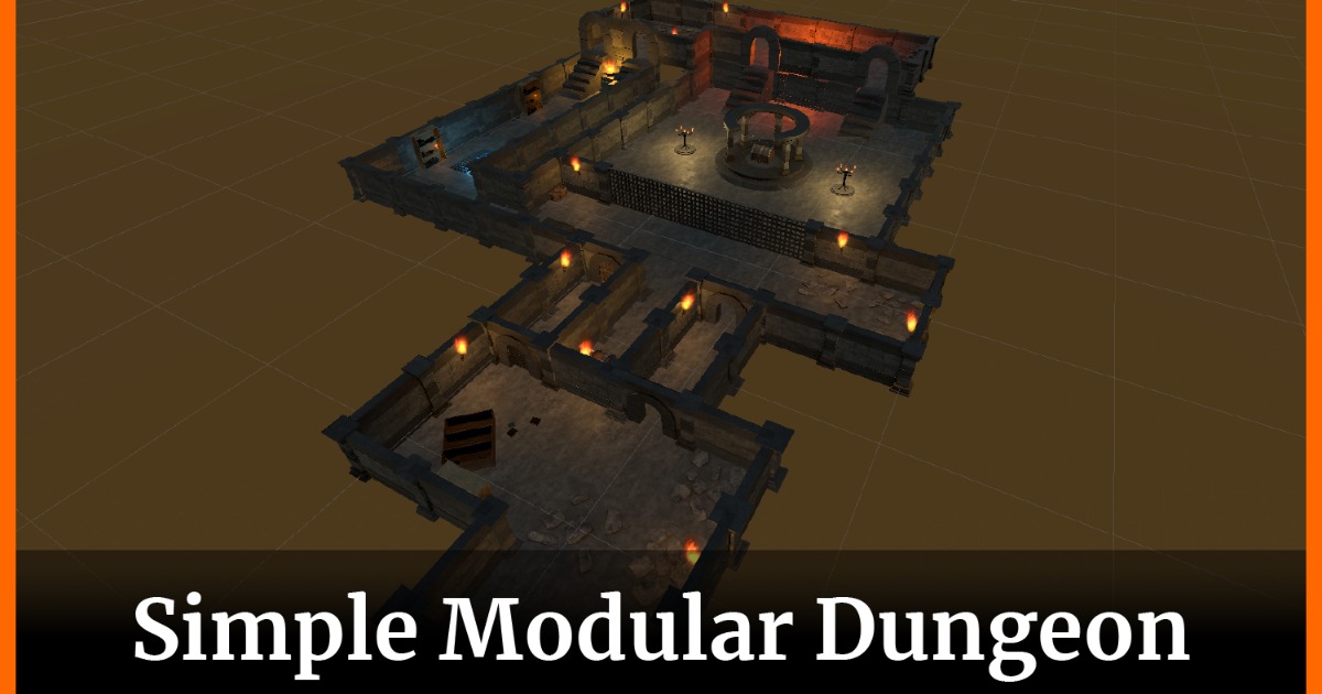 Simple Modular Dungeon | 3D Dungeons | Unity Asset Store
