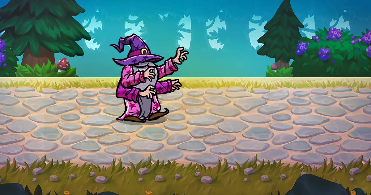 2D Animated Character - Wizard Mage | 2D Characters | Unity Asset Store