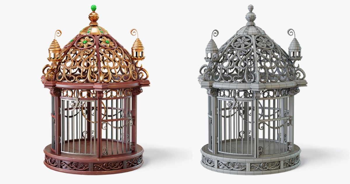 Birdcage Fantasy | 3D Furniture | Unity Asset Store