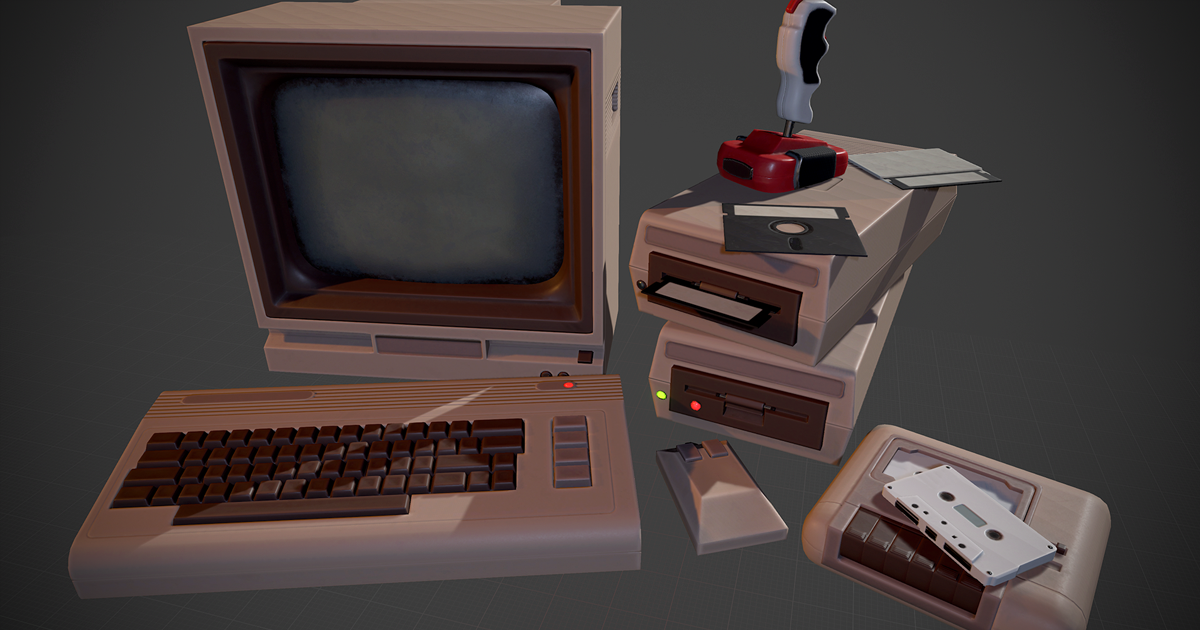 Mini Pack : Retro Gaming | 3D | Unity Asset Store