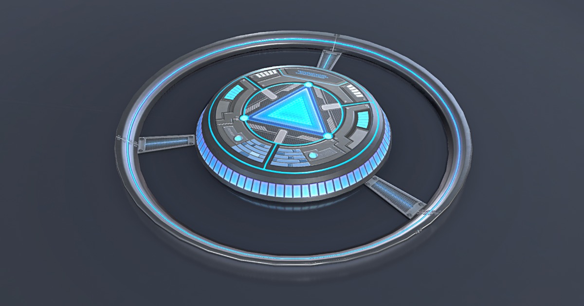 Sci Fi Platform Type D 3d Sci Fi Unity Asset Store