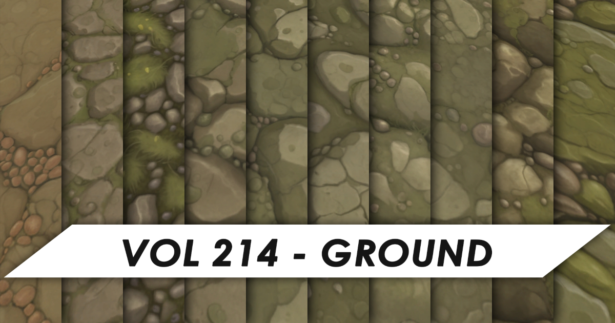 Stylized Textures - Vol 214 - Ground | 2D Textures & Materials | Unity ...
