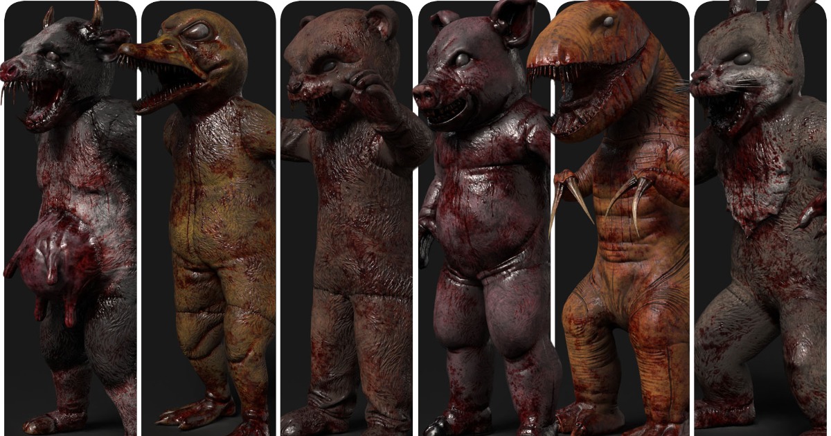 Horror Costume Collection Pack | Characters | Unity Asset Store