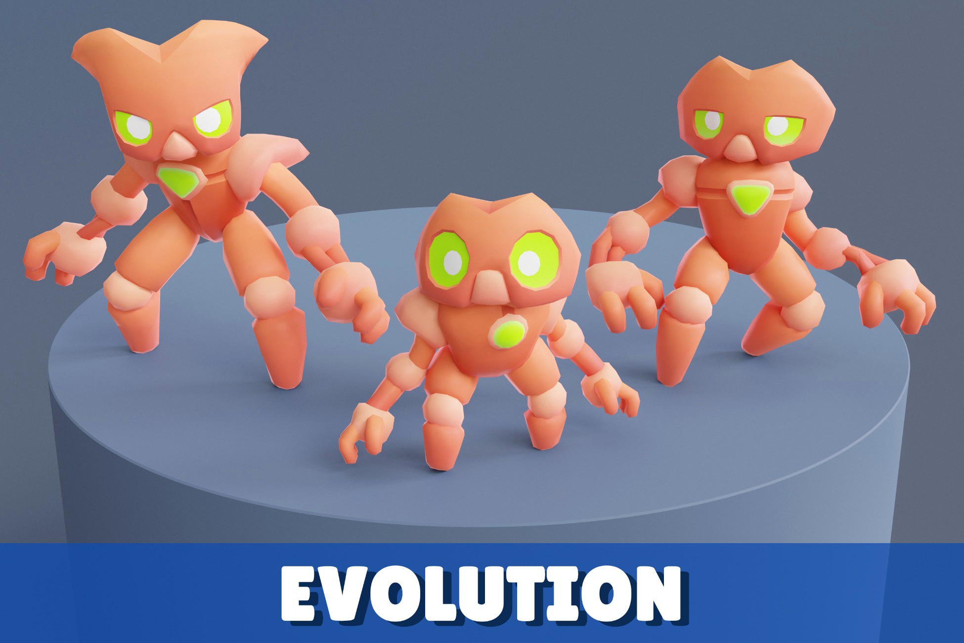 Robot Characters Rusty 3d Robots Unity Asset Store