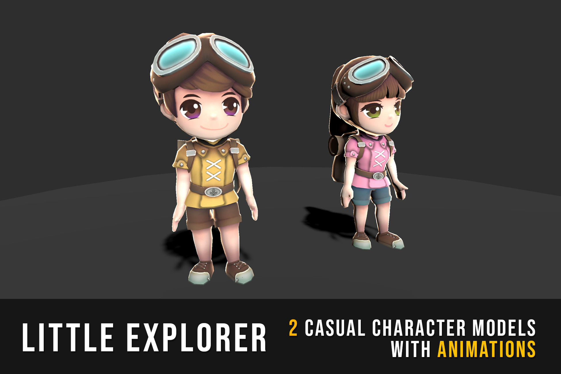 Little Explorer | 3D Characters | Unity Asset Store