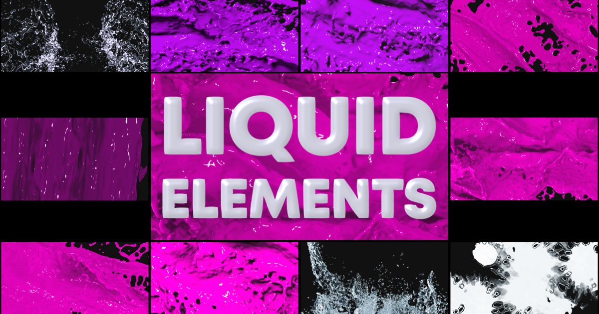Liquid Elements 1(04.06.23) | 2D Textures & Materials | Unity Asset Store
