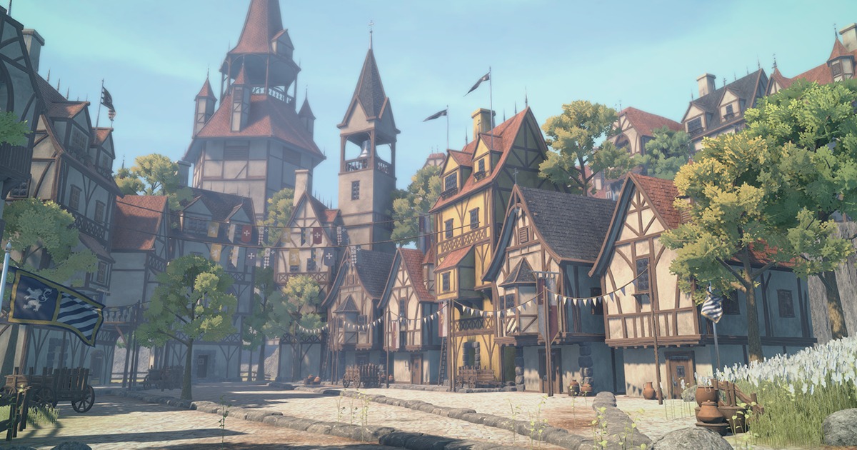 Medieval Fantasy Town | 3D Historic | Unity Asset Store