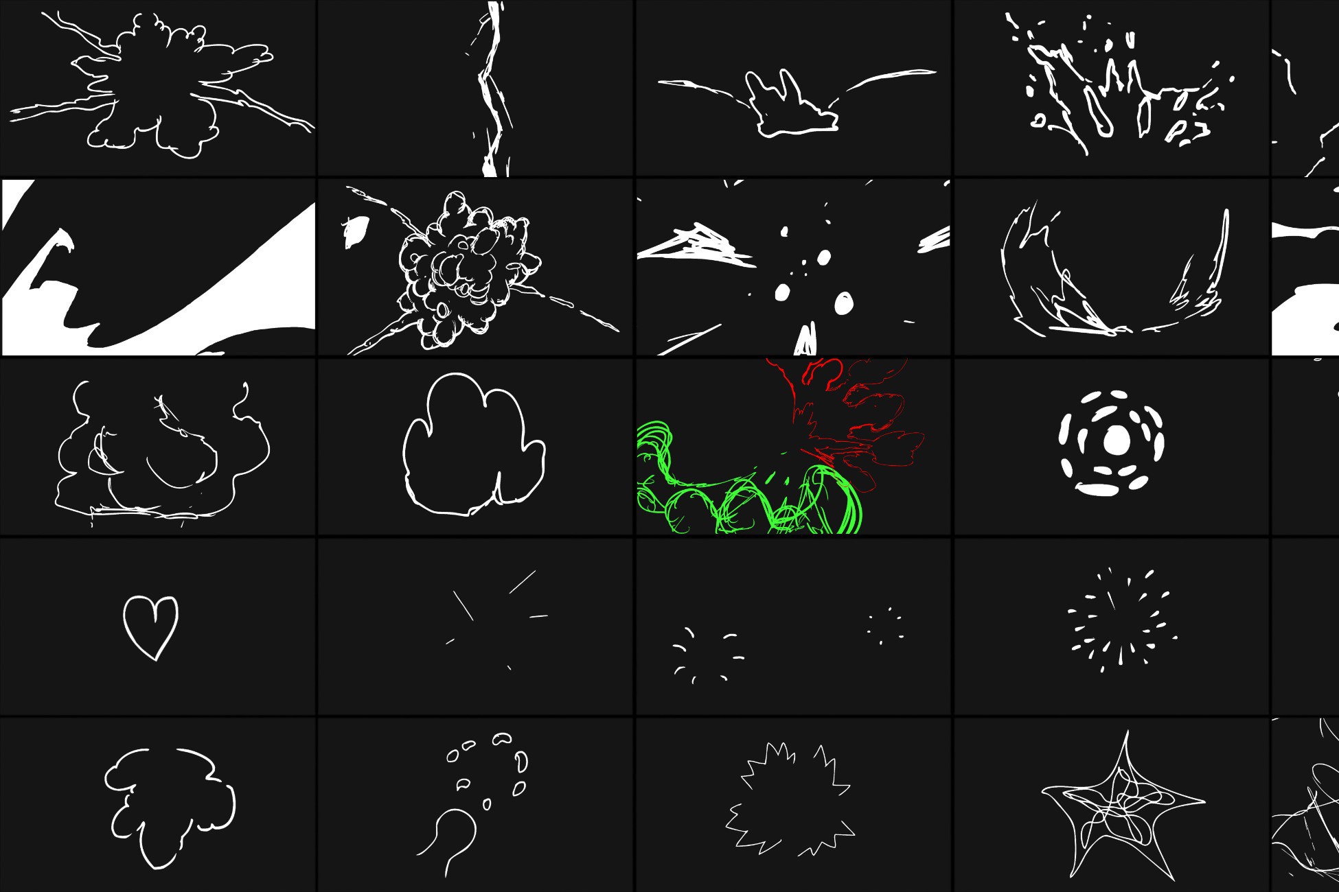 Abstract Scribble Animations (21.06) | 2D Textures & Materials | Unity ...
