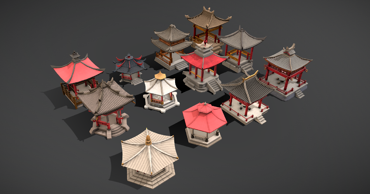 Pavilion Pack | 3D Props | Unity Asset Store