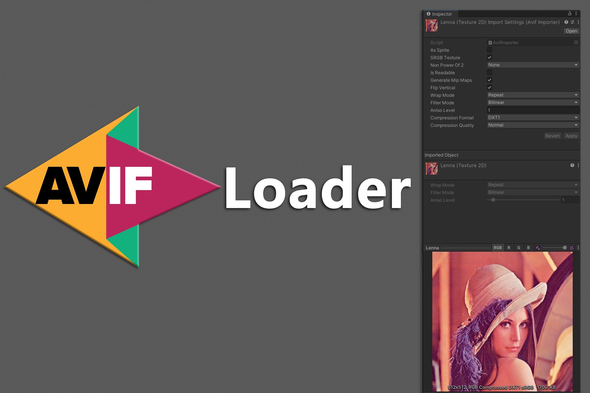 Avif Loader Utilities Tools Unity Asset Store