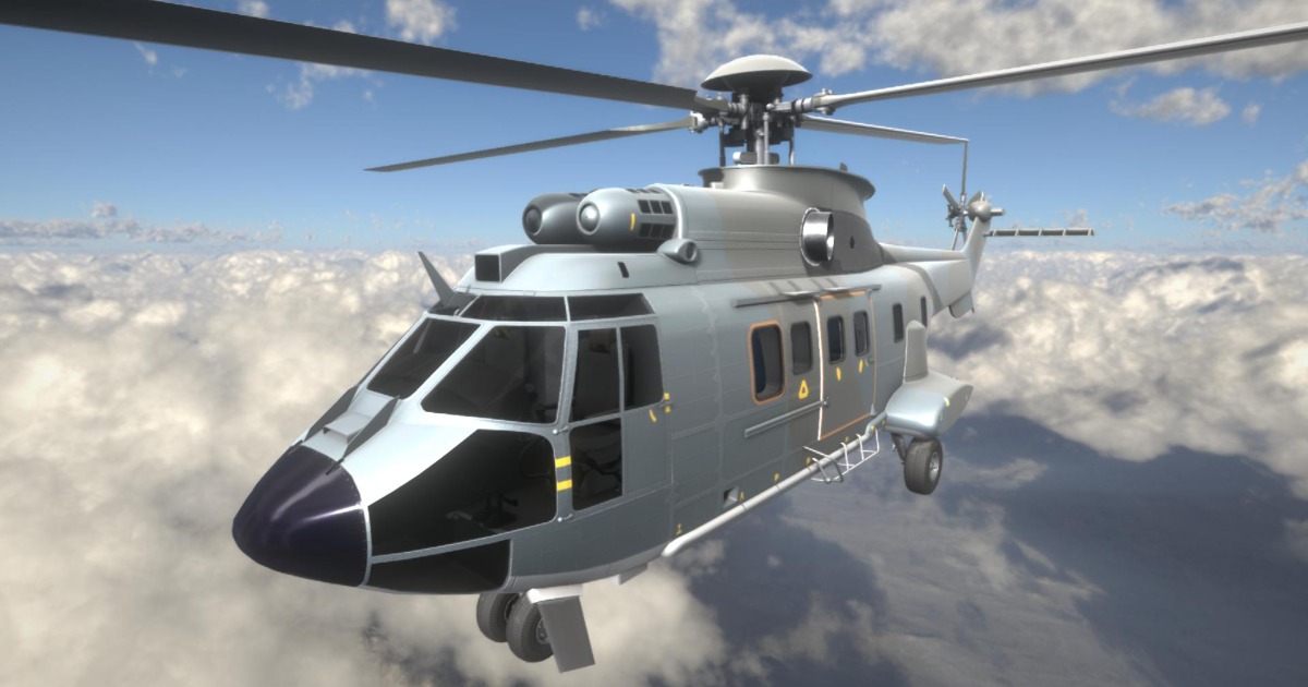 Helicopter-PBR | 3D Air | Unity Asset Store