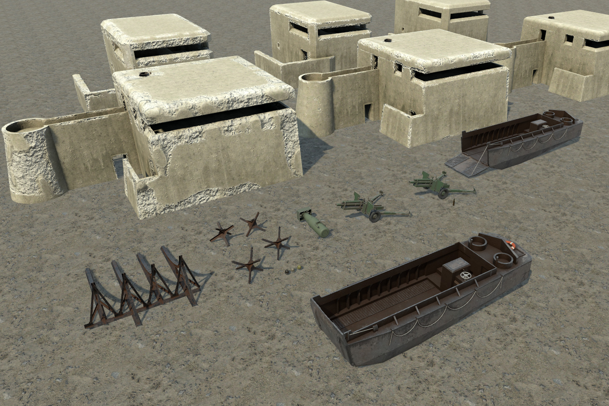 World War Asset Bundle | 3D Weapons | Unity Asset Store