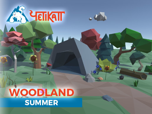 Low Poly Woodland Spring/Summer | 3D Landscapes | Unity Asset Store