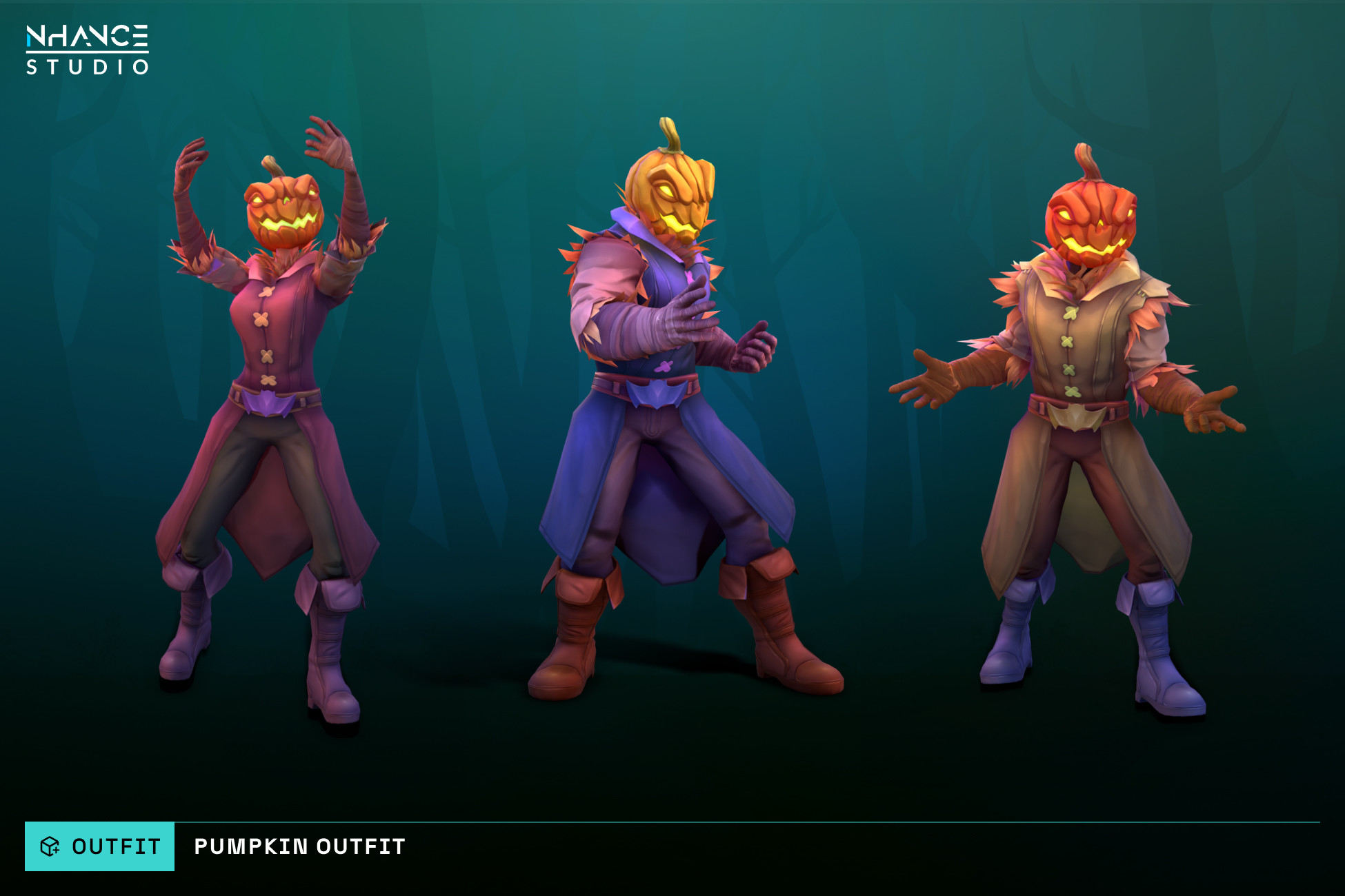Stylized Fantasy Pumpkin Outfit | 3D キャラクター | Unity Asset Store