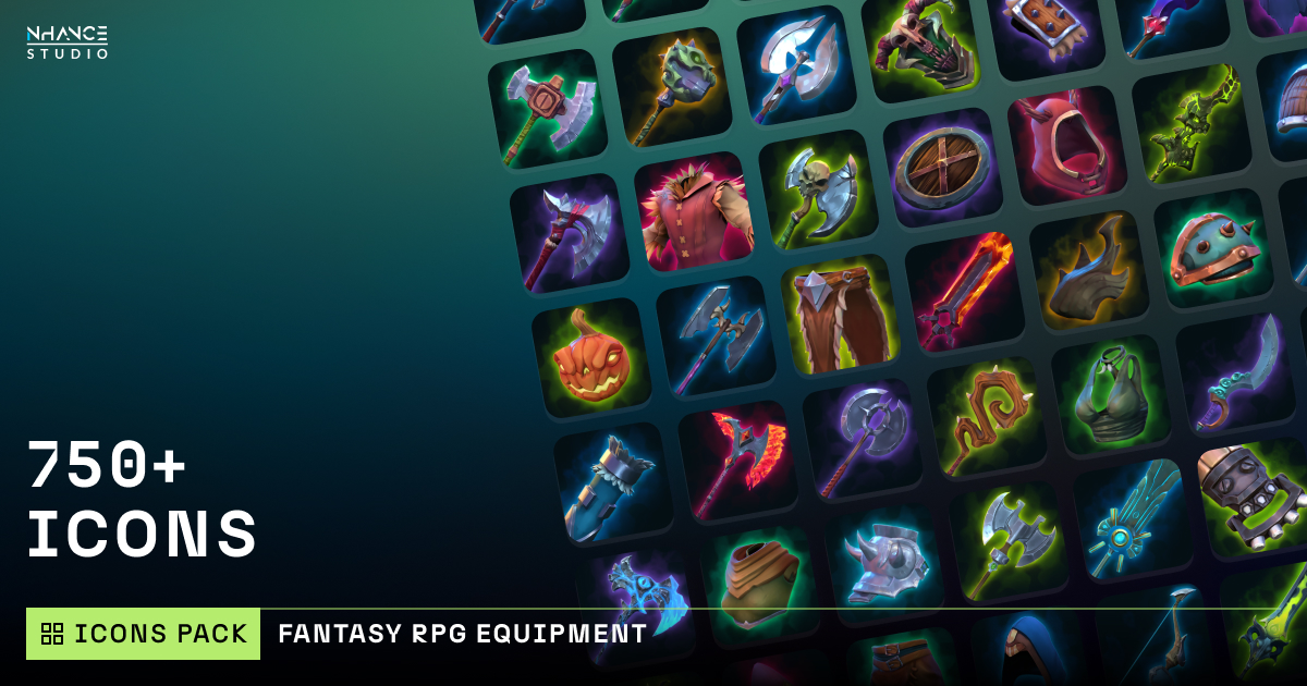 Fantasy RPG Equipment Pack #3 | 2D Icons | Unity Asset Store