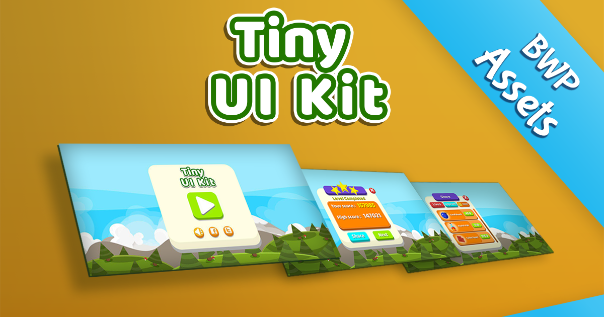 Tiny UI Kit | 2D GUI | Unity Asset Store