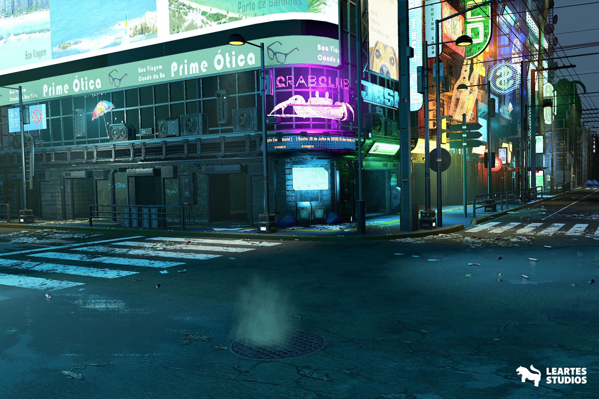 Cyberpunk City / Recife Environment | 3D Fantasy | Unity Asset Store