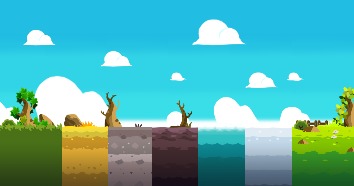 2D Casual Background HD V.1 | 2D Tiles | Unity Asset Store