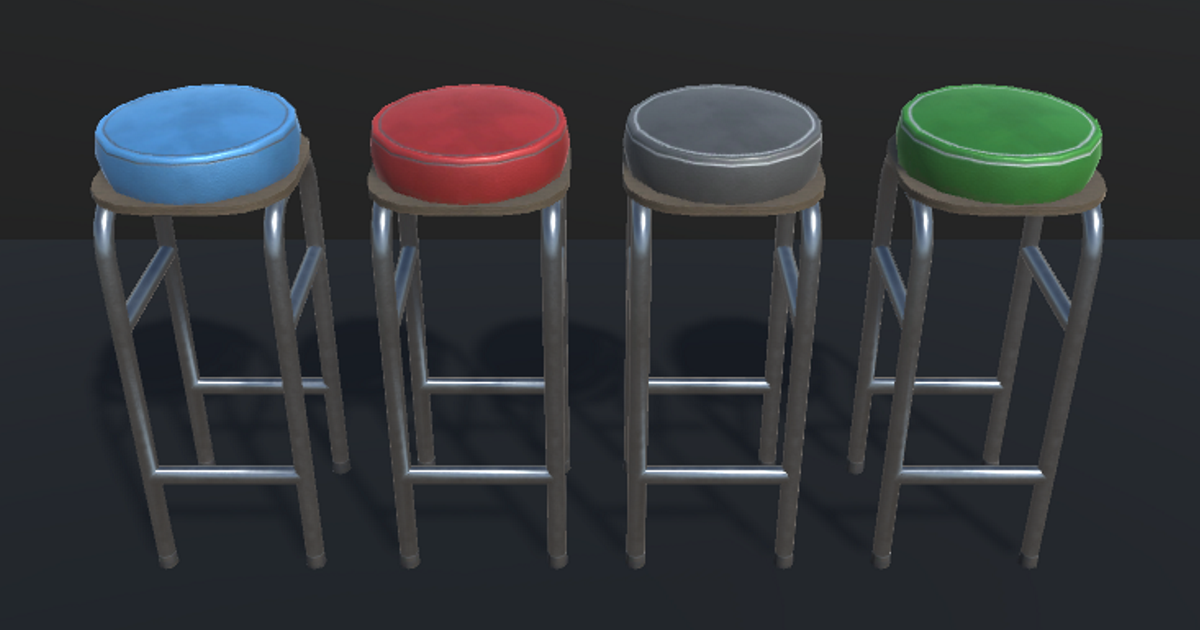 Bar Stool | 3D Props | Unity Asset Store