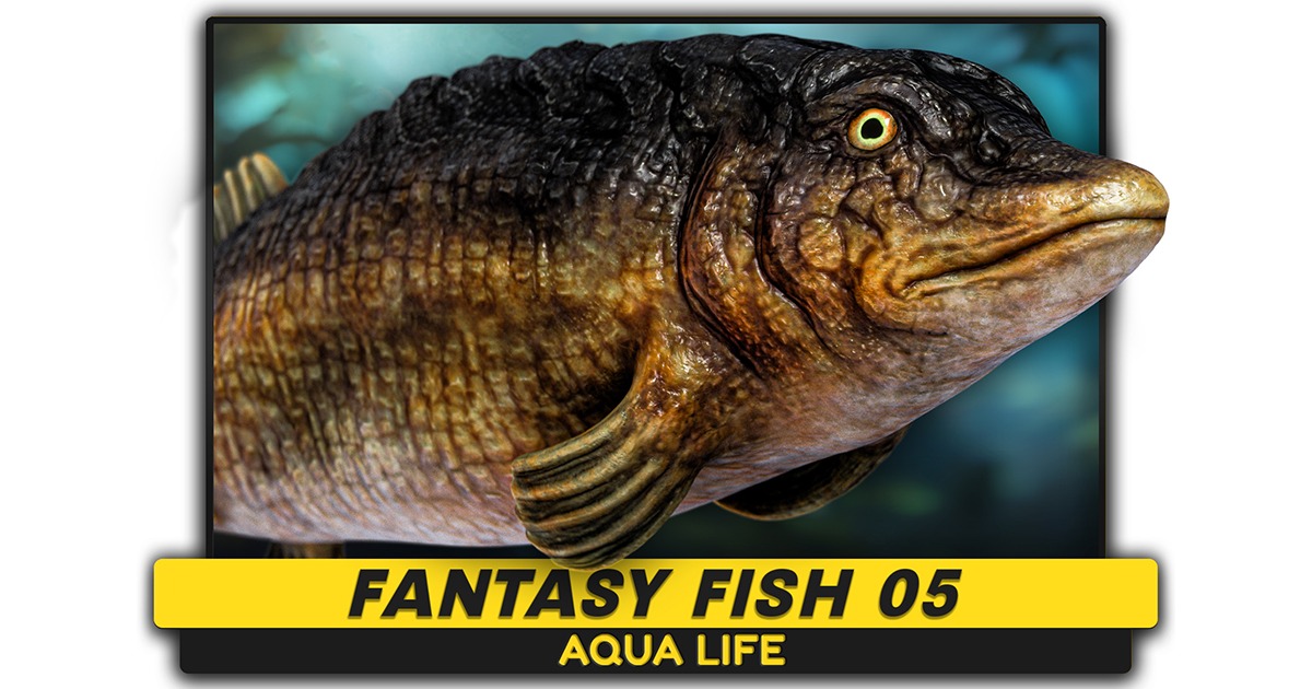 Fantasy Fish 05 - Aqua Life - Underwater Creature - #33 | 3D Creatures ...