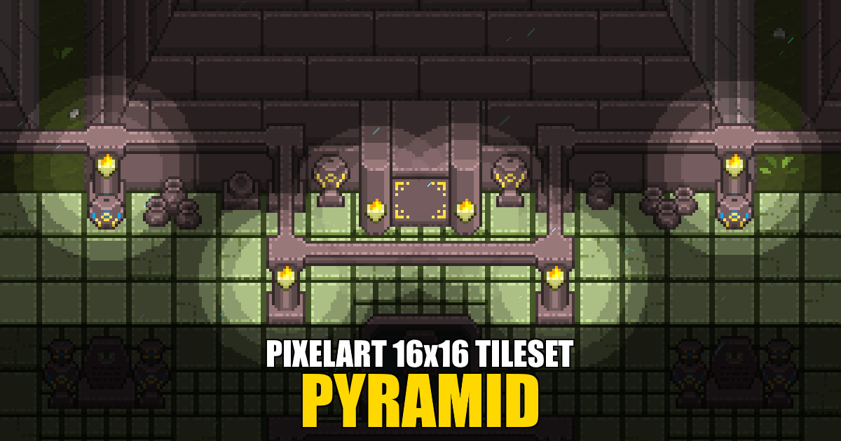 2D TopDown Pyramid Tileset - Rogue Adventure | 2D Environments | Unity ...