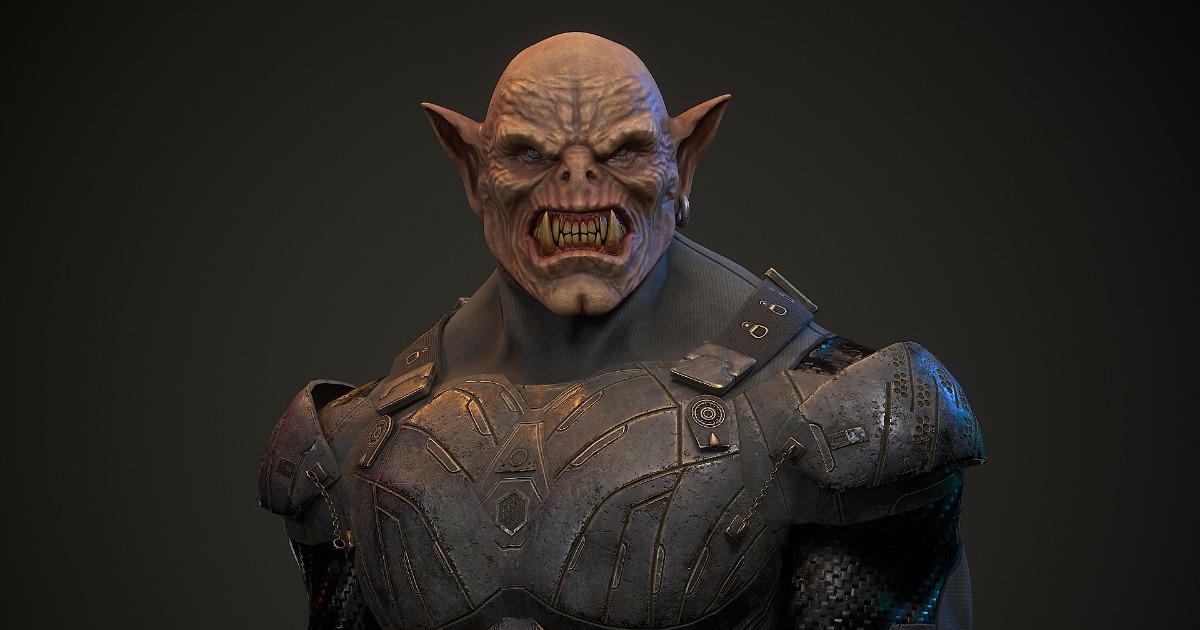 Sci-fi Orc Warrior | Characters | Unity Asset Store