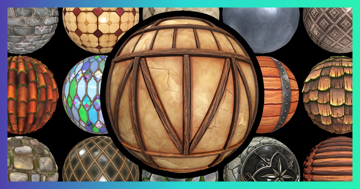 Stylized Town Textures - RPG Environment | 2D Textures & Materials ...