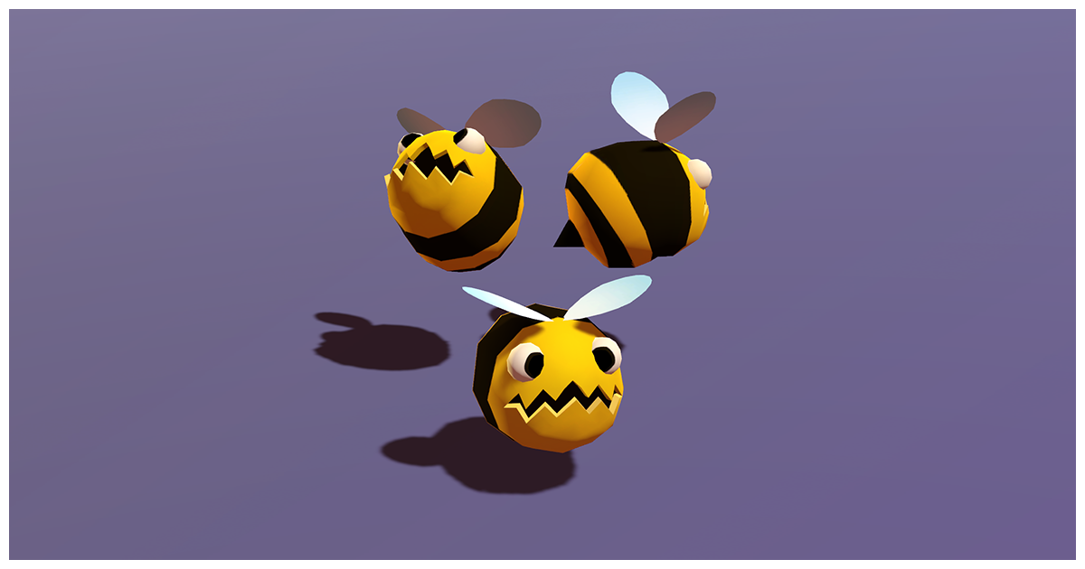 Bee Cute Series | 3D Creatures | Unity Asset Store