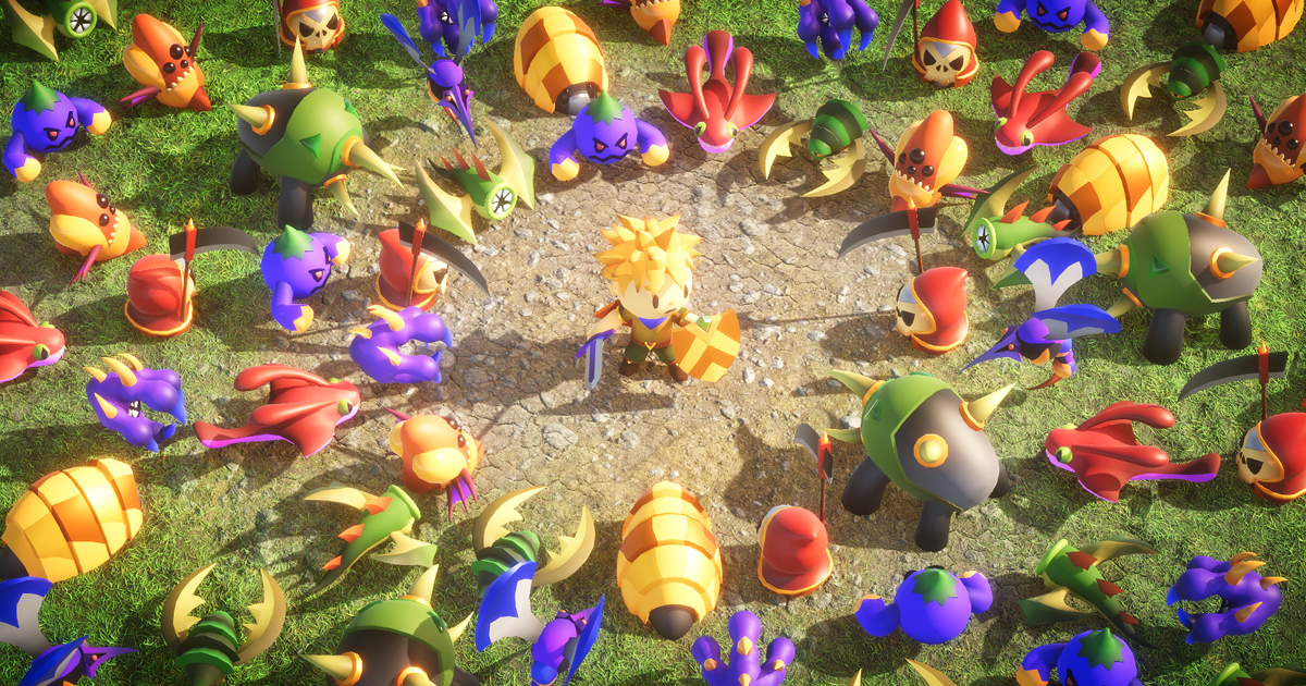 Monster Swarm Survivor PBR 01 | 3D Creatures | Unity Asset Store