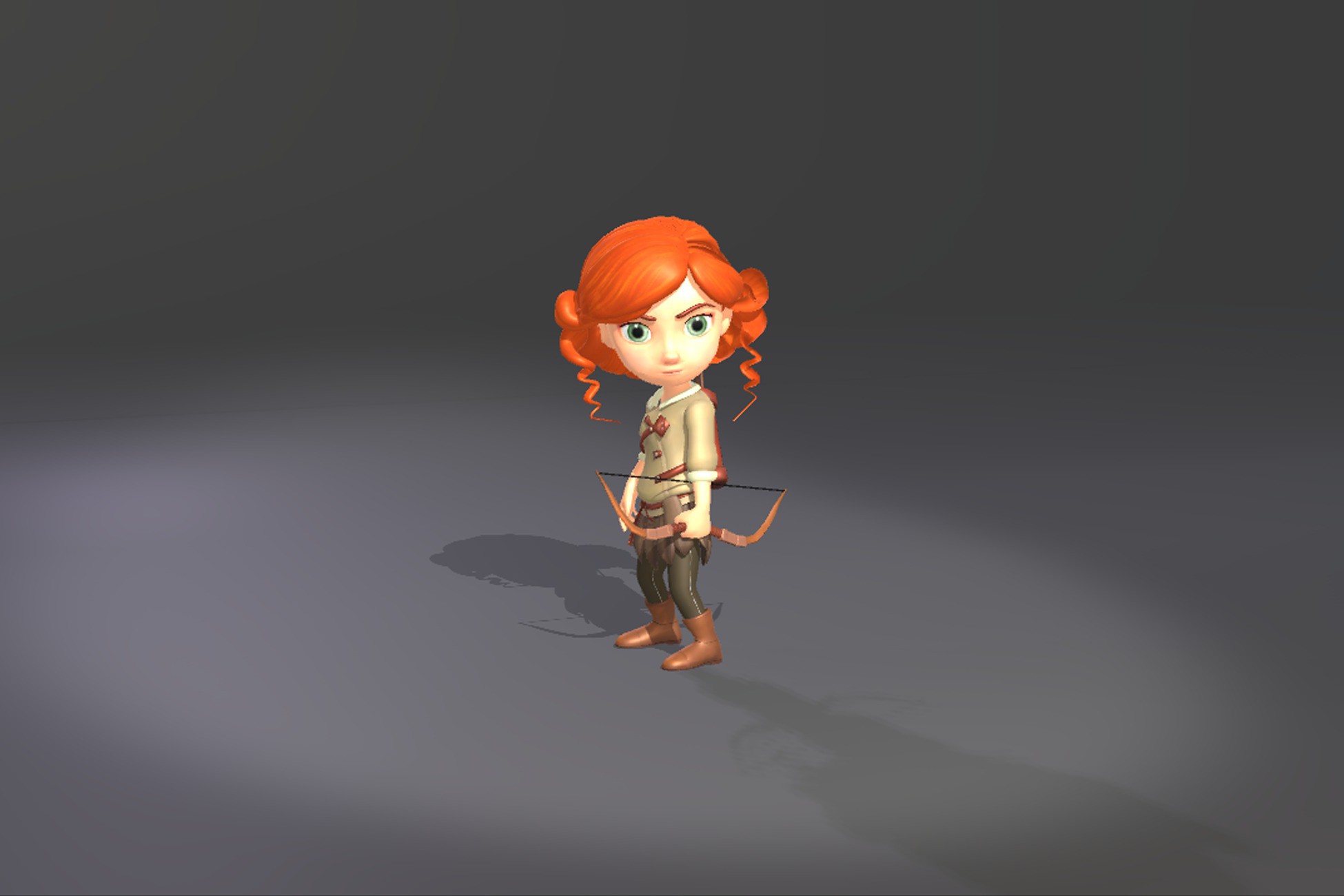 Cute Archer Girl - 3D RPG Character | Characters | Unity Asset Store