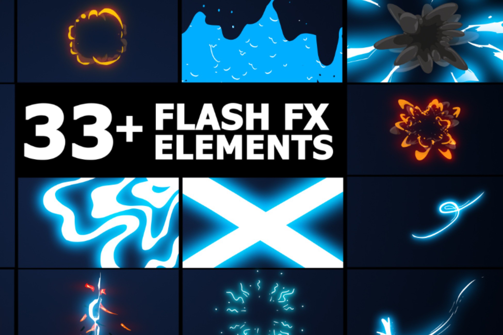 Flash FX Elements Pack #3 | 2D Textures & Materials | Unity Asset Store